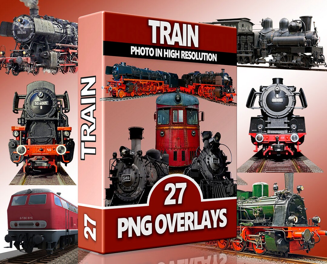 Train & Railway PNG Overlays – Locomotive, Wagon, Carriage and Cart ...