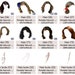 Hair Overlays, Curls Overlays, Wigs PNG, Digital Hair, Painted Hair, PNG Set, Wigs Photoshop PNG ...