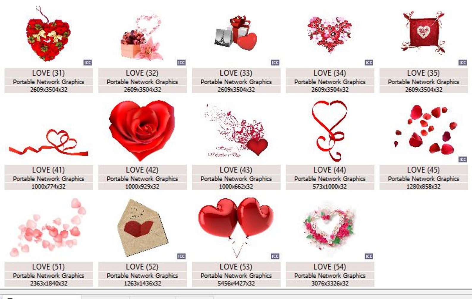 Love Overlays Valentine's Day Overlays Love hearts PNG - Etsy España