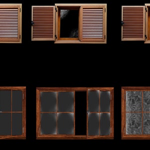 Winter Window Frames Overlays for Photoshop, Window PNG, Photoshop ...