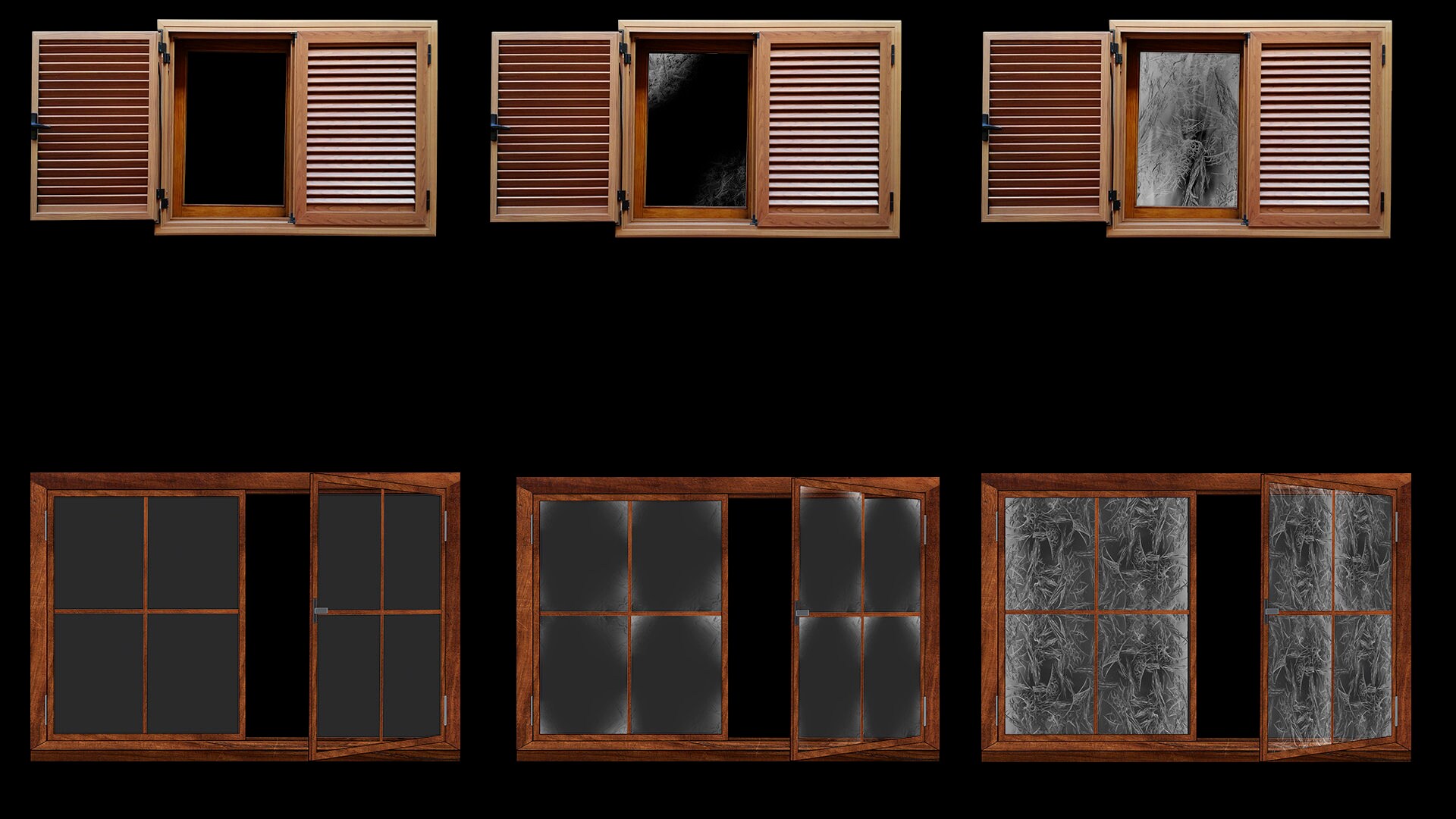 Winter Window Frames Overlays for Photoshop Window PNG | Etsy Canada