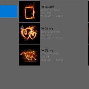 Fire Photo Overlays, Flame Night Overlays PNG, Photoshop Overlay ...