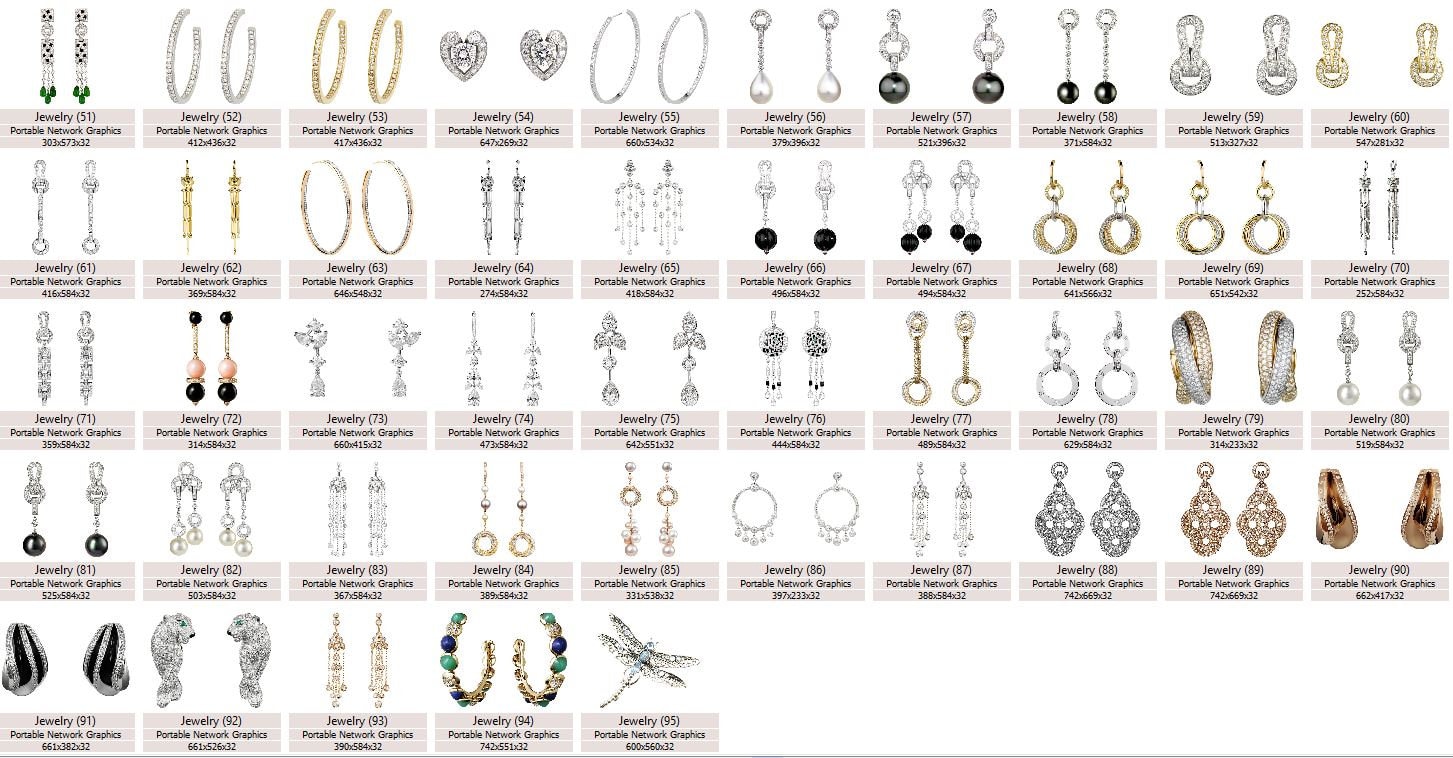 Jewelry Overlay Earrings PNG Clipart Necklace Wedding - Etsy