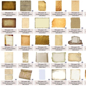 Old Paper PNG Overlay, Vintage Paper Cliparts, Burnt Paper Digital ...