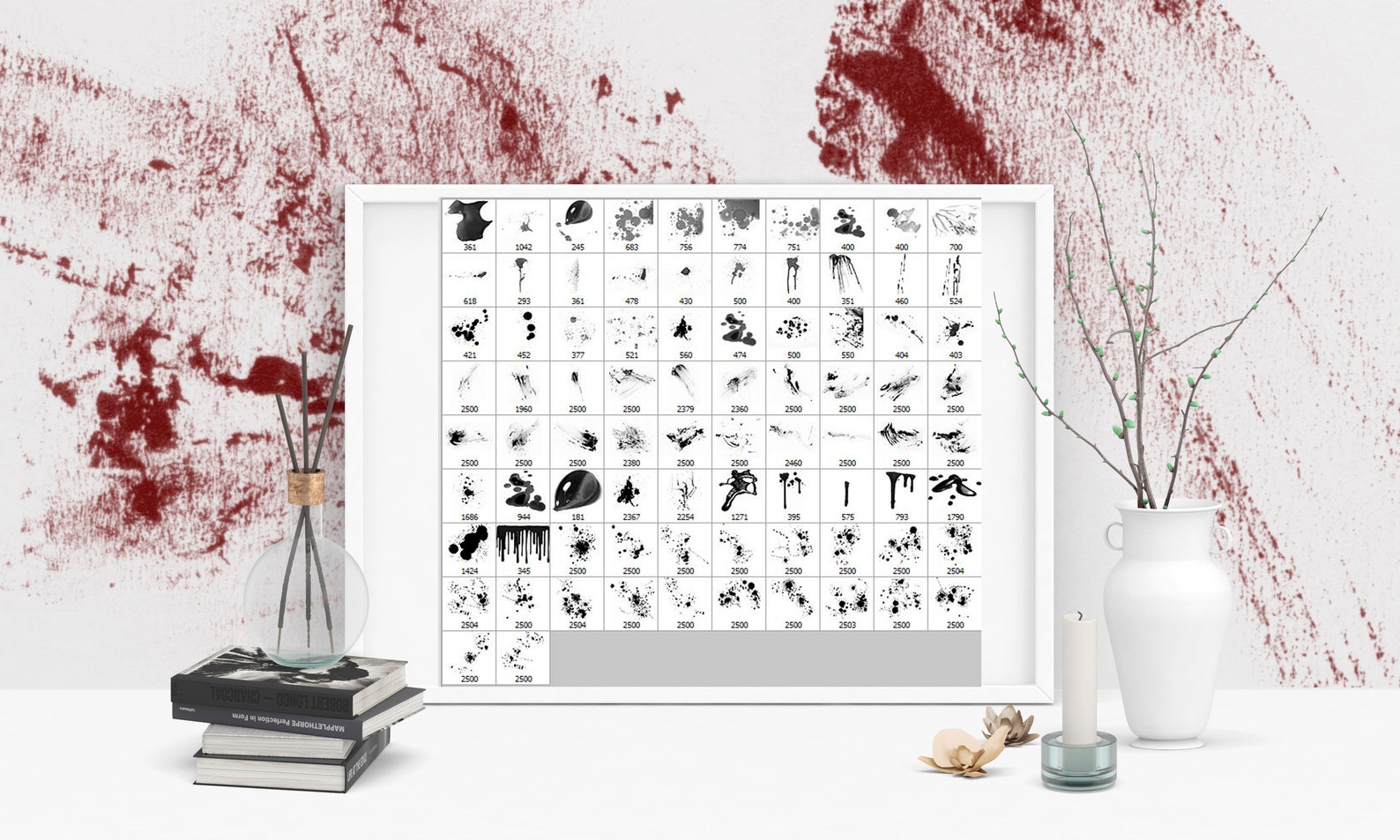Photoshop Blood Brushes Blood ABR Blood Drops Blood Stains - Etsy