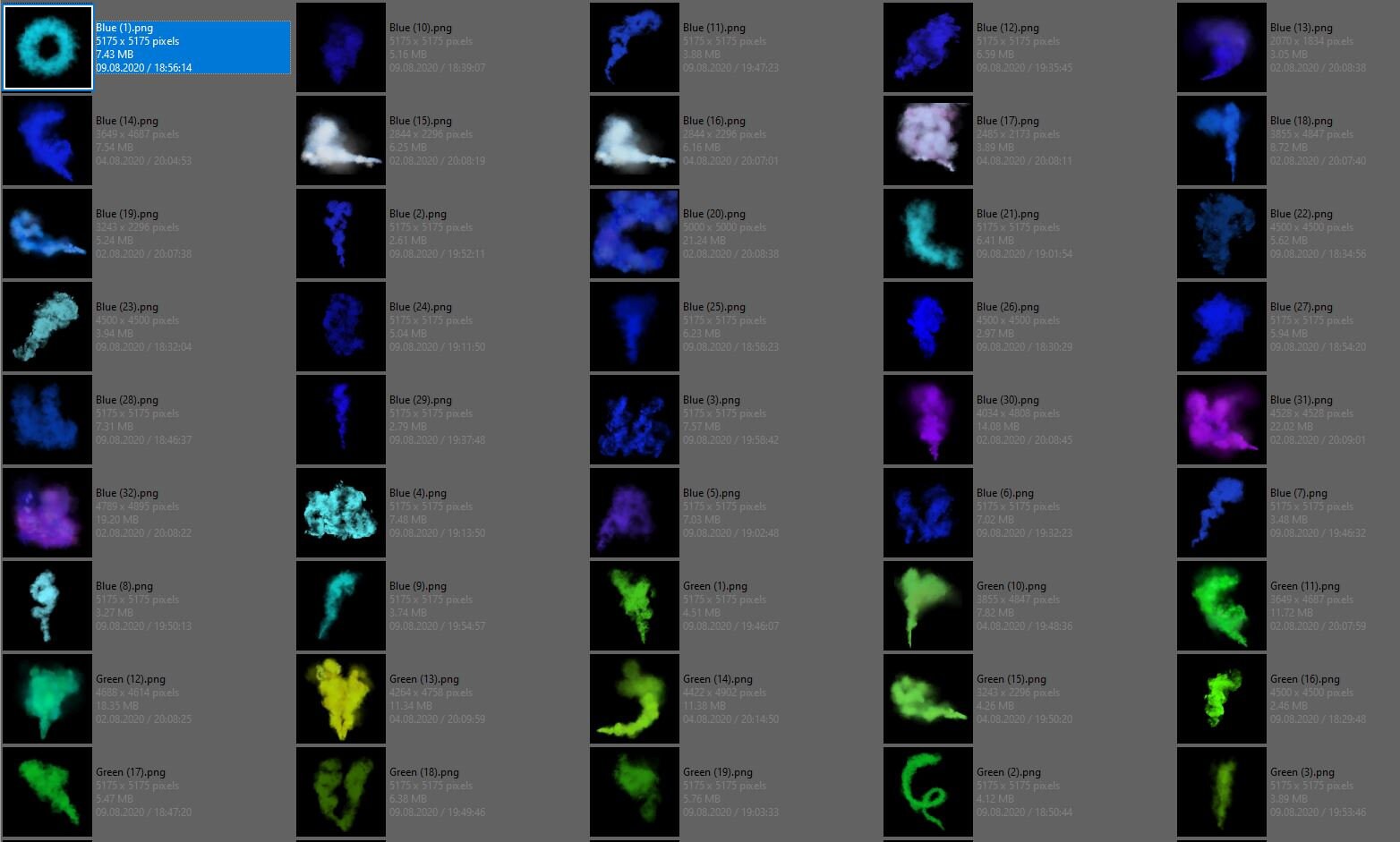 Smoke bomb overlays Smoke PNG Colorful fog overlay | Etsy