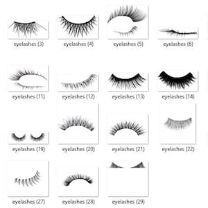 Eyelash Overlays Png, Eyes Photoshop Overlays, Fashion Woman Eyes ...