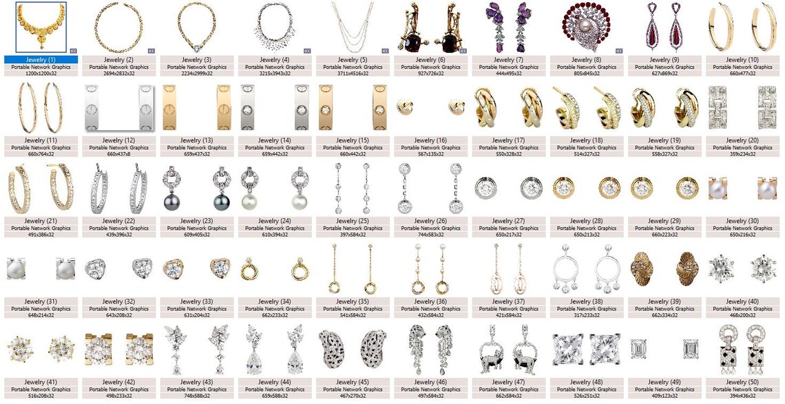 Jewelry Overlay Earrings PNG Clipart Necklace Wedding - Etsy