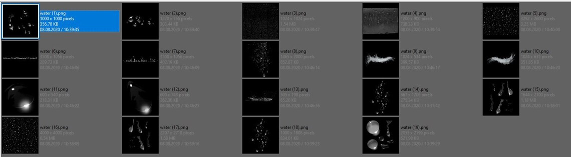 Water Splash Photo Overlays Sea Wave Overlay Png Drops - Etsy