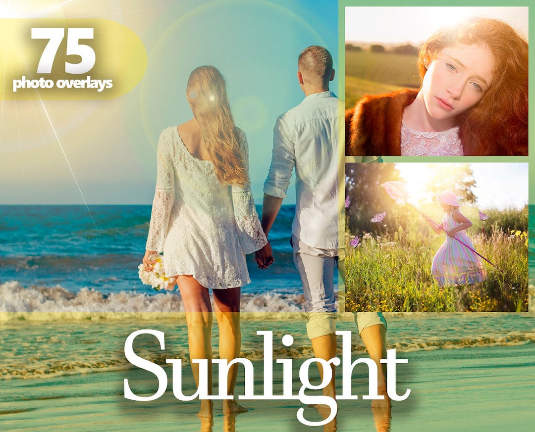 Sunlight PNG Overlays – Natural Sun Rays, Light Beams & Warm Glow ...