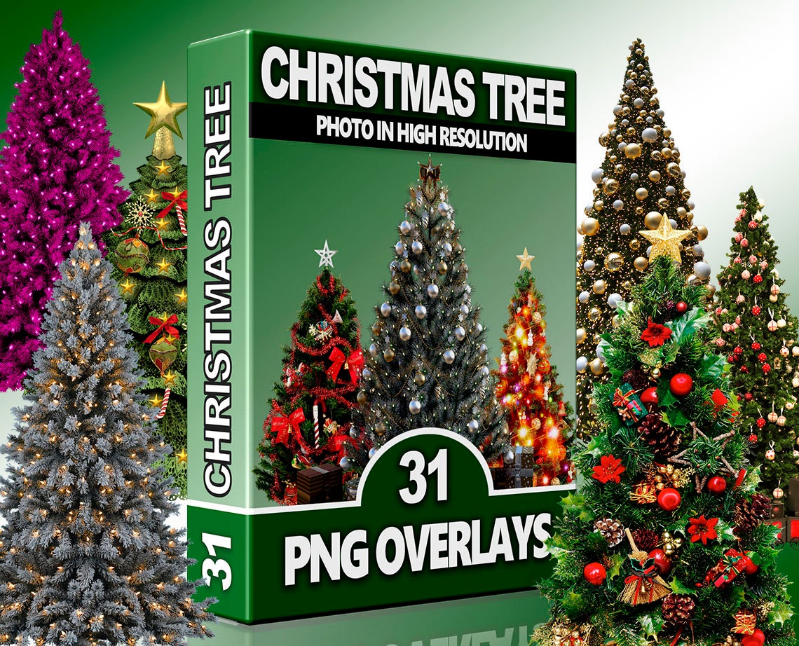 Christmas Tree With Base Overlay - Etsy