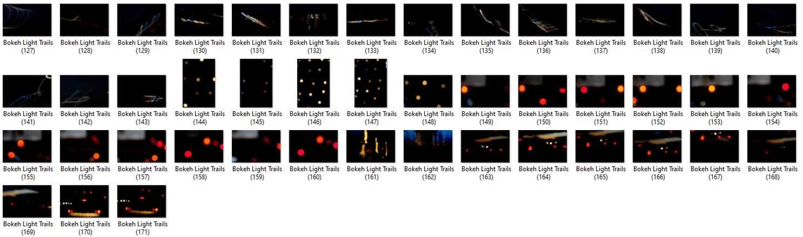 Bokeh Light Trails Overlays JPG Light Trails Overlays - Etsy