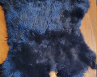 1x High Quality Dyed Rabbit Skin Pelt Real Fur - 20 Colours - for Fly ...