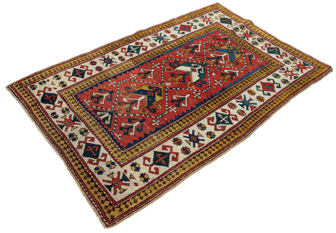 3'0'' X 4'9'' Vintage, Pastel, Muted, Decorative, Handmade, Accent Rug ...