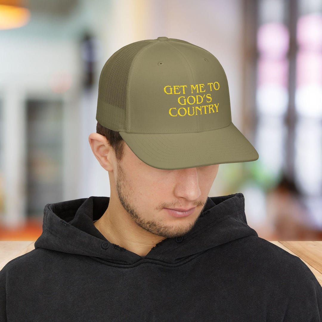 Morgan Wallen Get Me to God's Country Snapback Trucker Cap, High ...