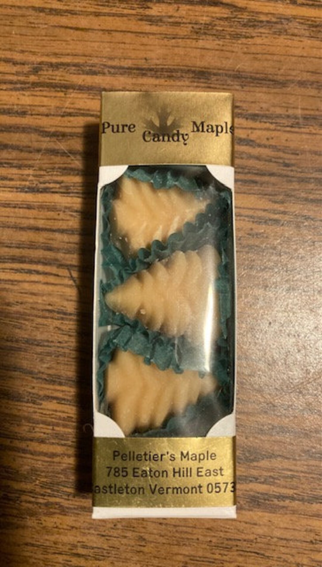 3 Christmas Tree Shaped Pure Maple Candies Made Fresh When Ordered With ...