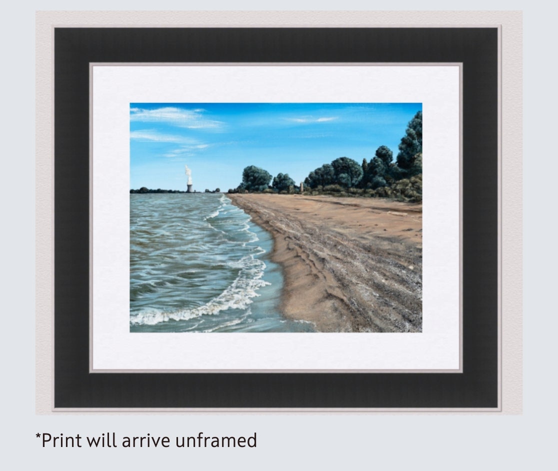 Lake Erie Acrylic Landscape, Quality Fine Art Giclée Print, "see You ...