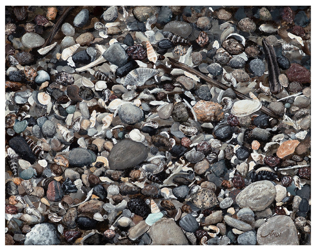 Lake Erie Collection, High Quality Fine Art Giclée Print, "rocks and ...
