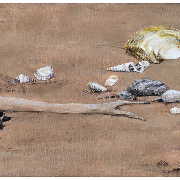 Lake Erie Beach Paintings - Etsy