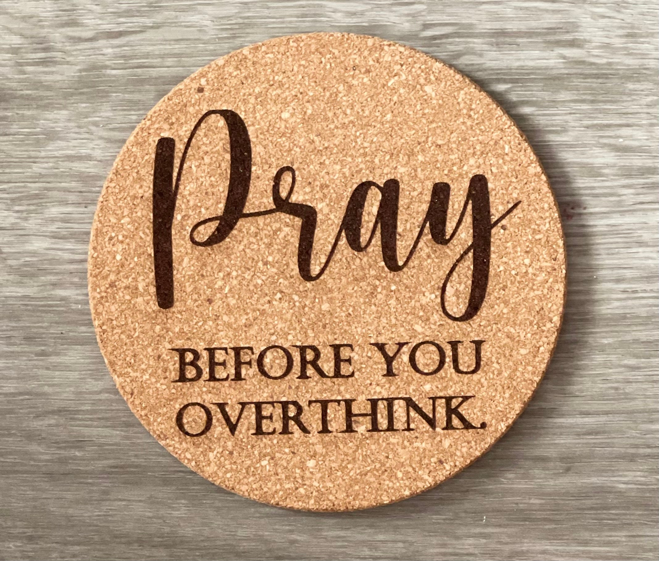 Inspirational Coasters/cork/coaster/drink/laser Engraved/christian ...