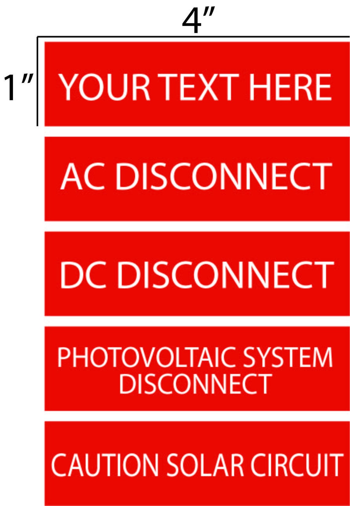 Solar Custom Map Placard | PV Inspection Placard | Solar Pv Labels ...