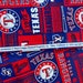 Texas Rangers Baseball Vintage 100% Cotton Broadcloth Fabric by the ...