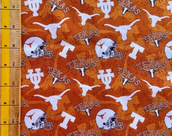 Texas Longhorn Football Fabric - Etsy