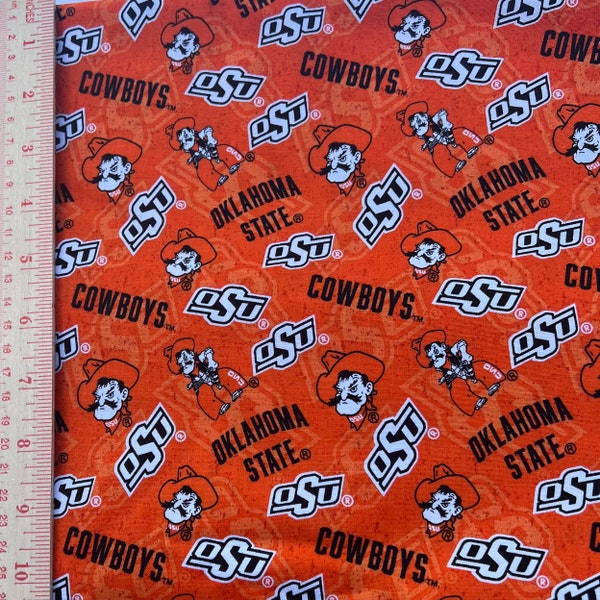 Oklahoma State Fabric - Etsy