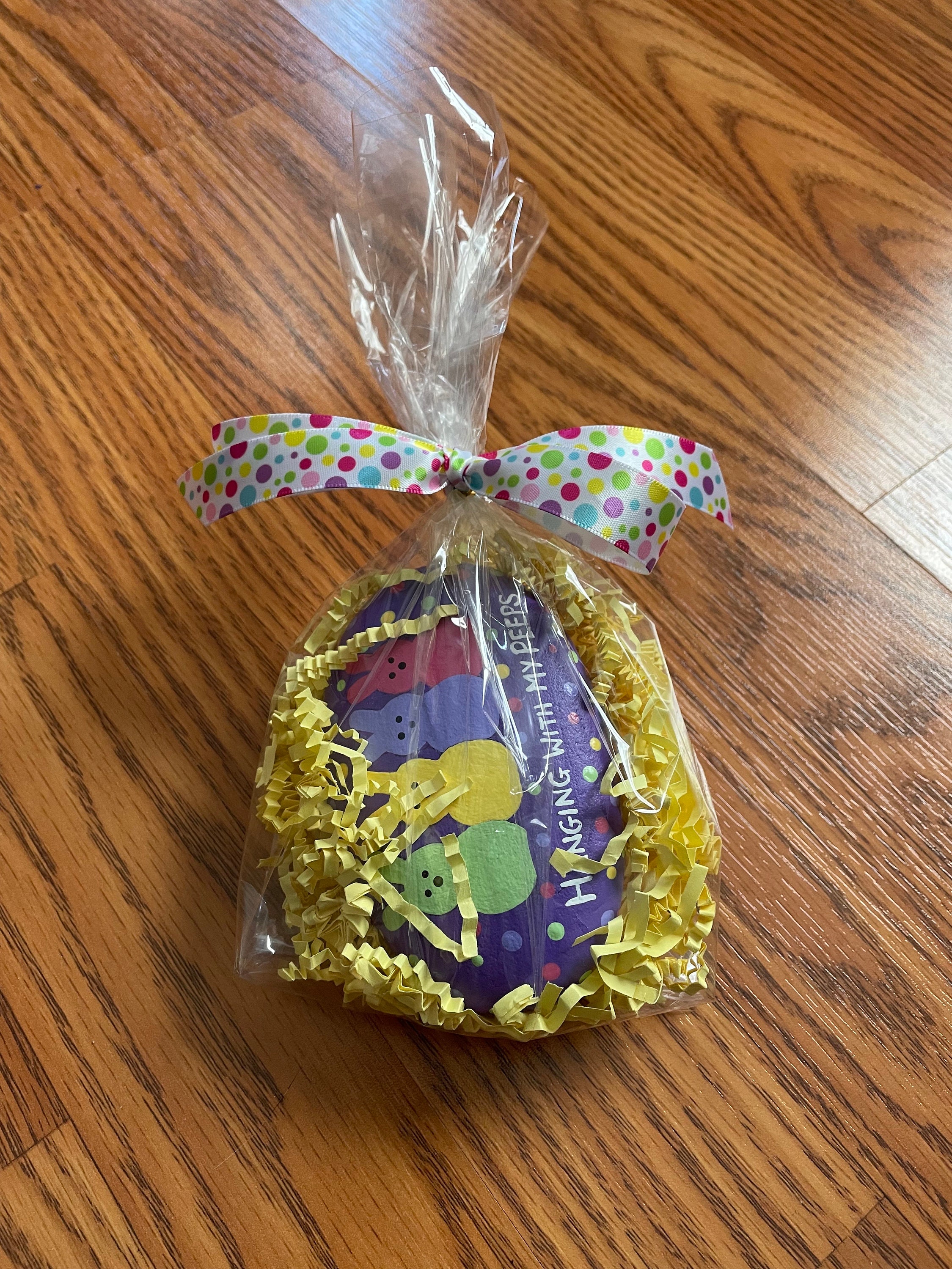 Hand Painted Easter Rock, Easter Peeps Rock, Novelty Easter Gift ...
