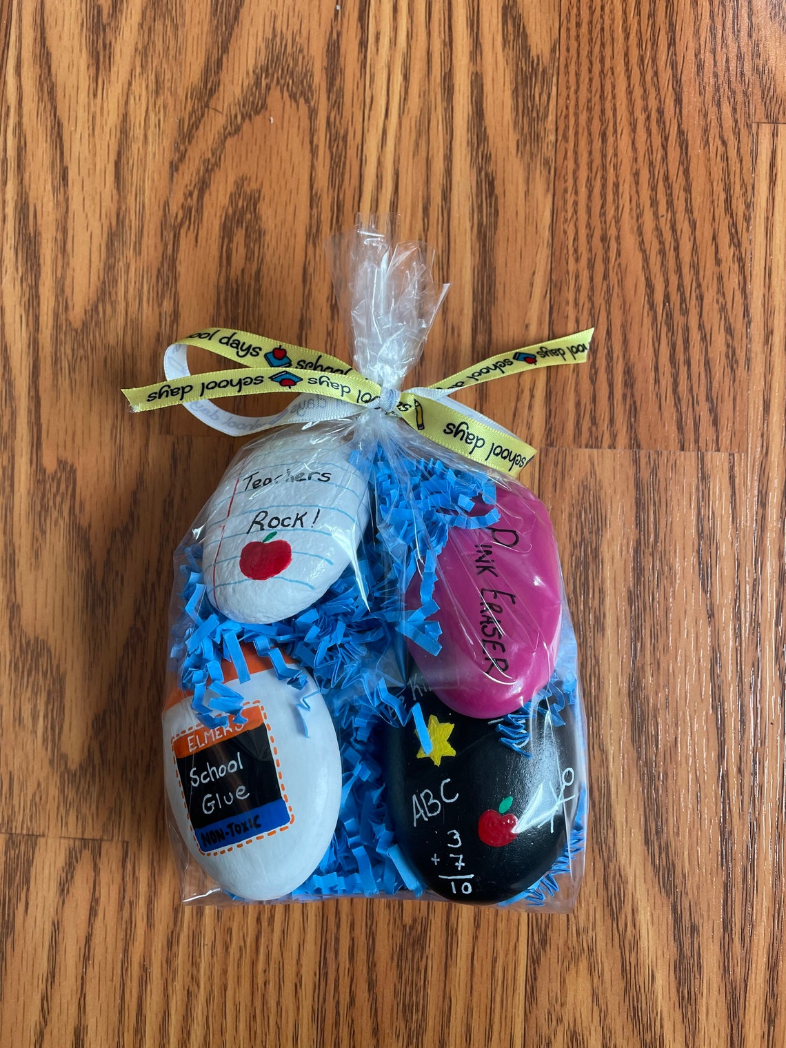 Set of Back to School Hand Painted Novelty Rocks - Etsy