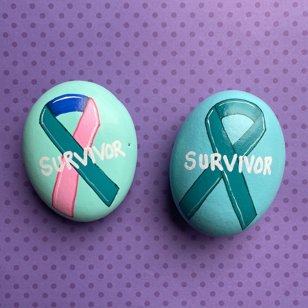 Cancer Rock Art - Etsy