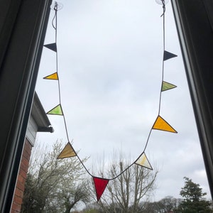 Stained Glass Bunting - Etsy UK