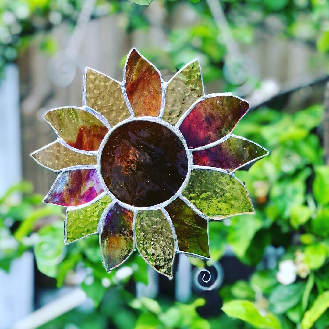 Sunflower Sun Catcher - Etsy