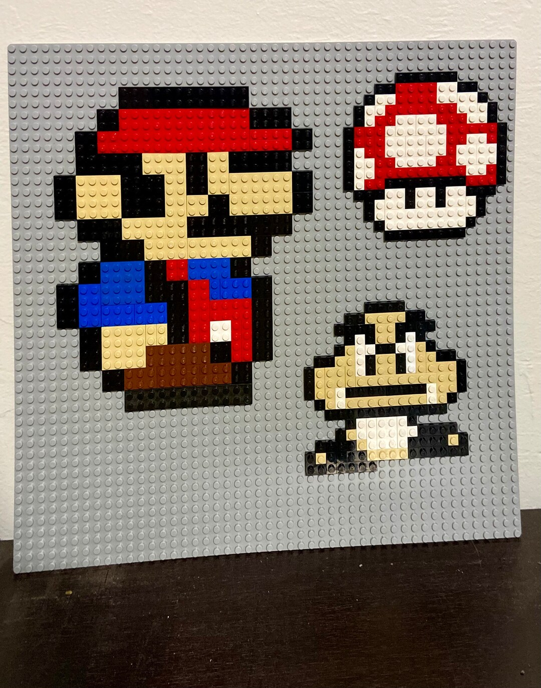 Pixelated 3D Character Brick Pictures - Etsy