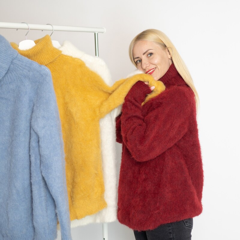 Fuzzy Pullover - Etsy