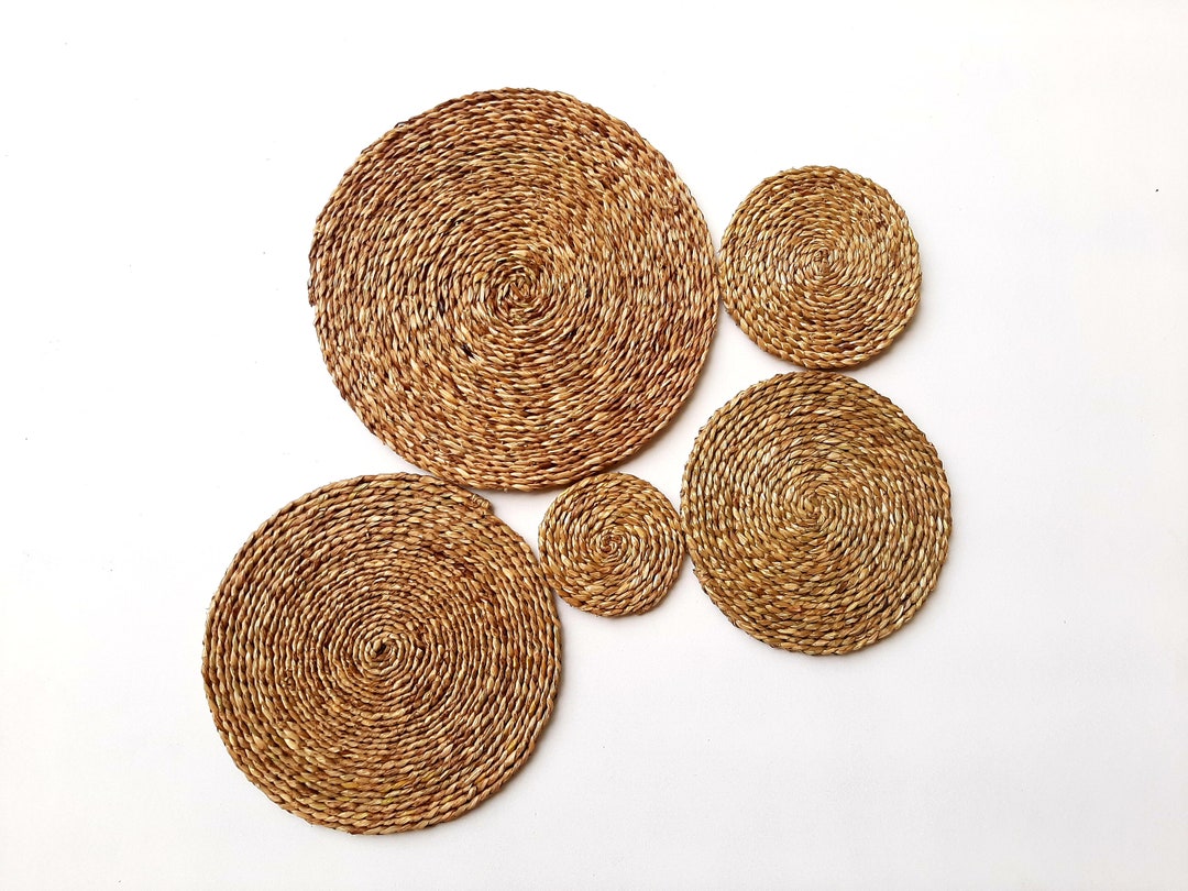 Reed Table Mats Coasters Placements. Heat Resistant - Etsy