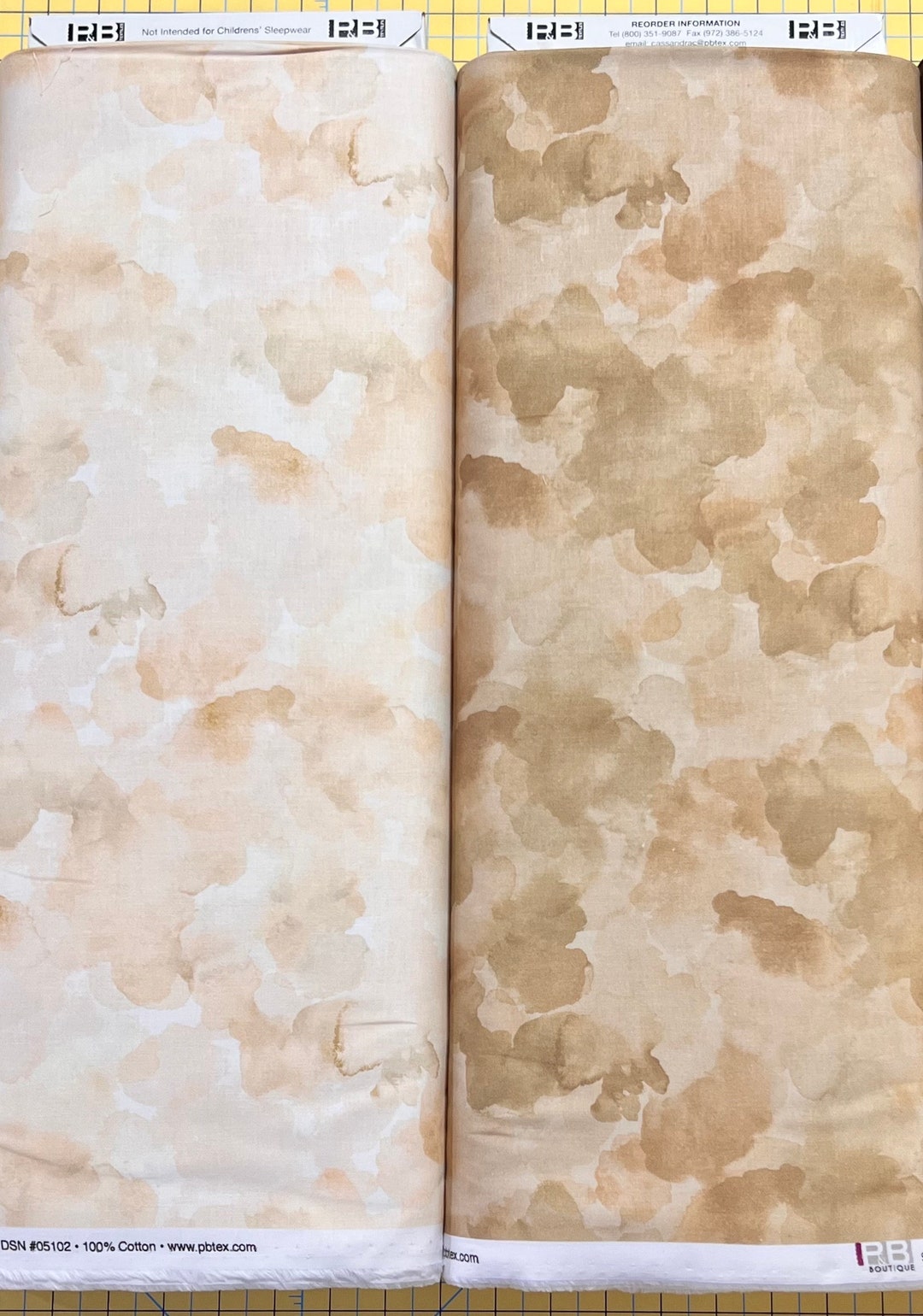 Watercolor Blender, Serene Nature, Laura Horn, P&B Textiles Fabric by ...