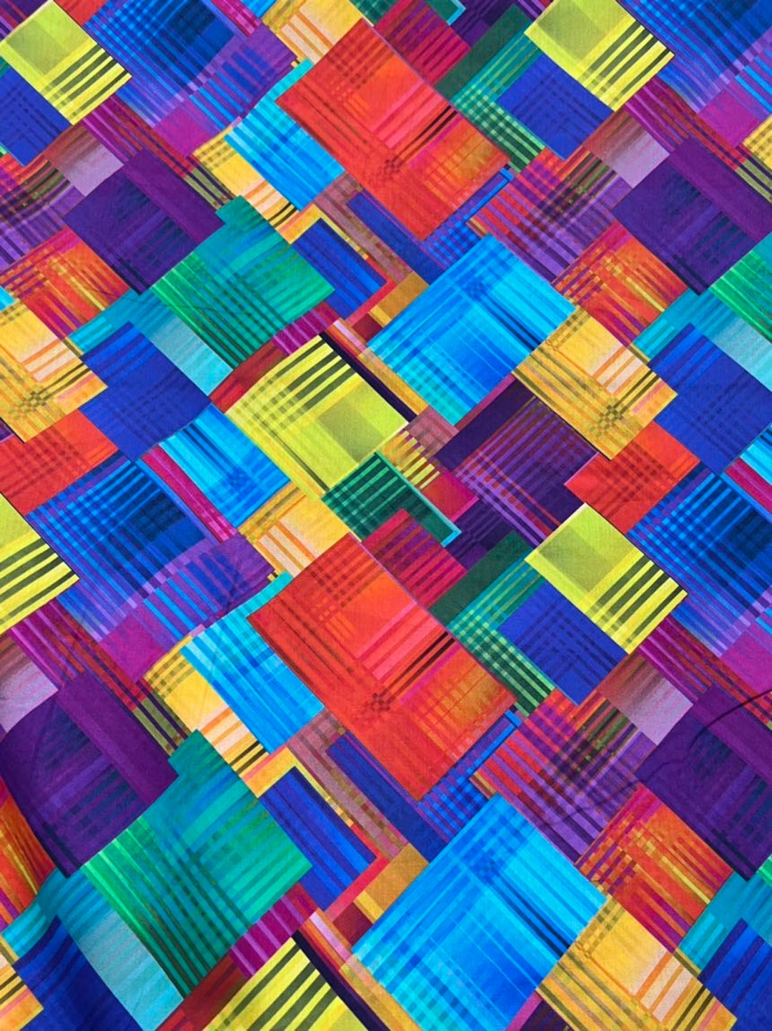 108in Quilt Back, Prism Patch, Cotton Wide Back, Windham Fabrics - Etsy