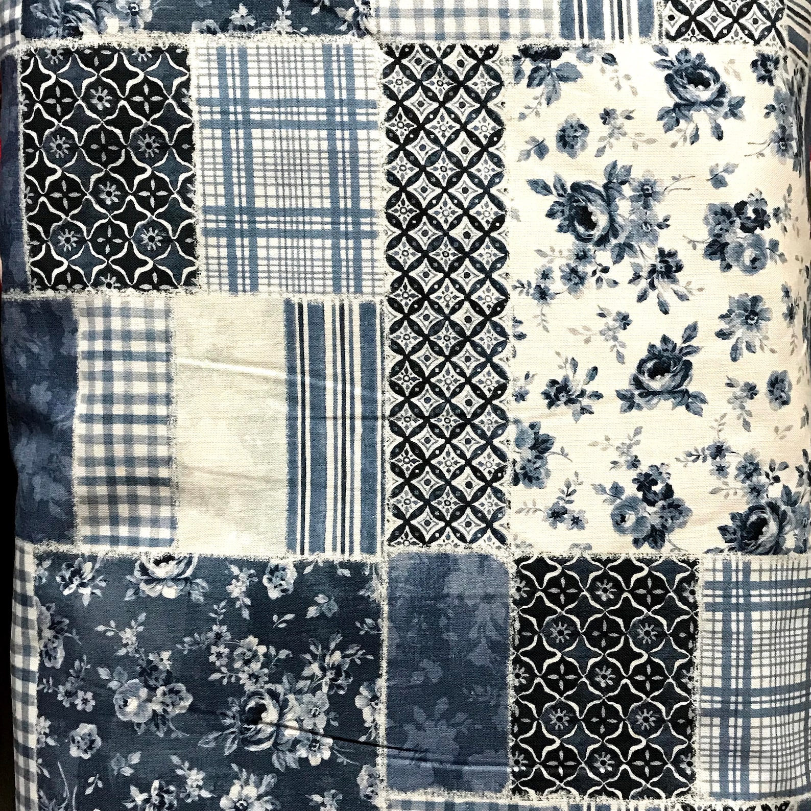 108 Blue Patchwork Fabric Danhui Nai Wideback - Etsy