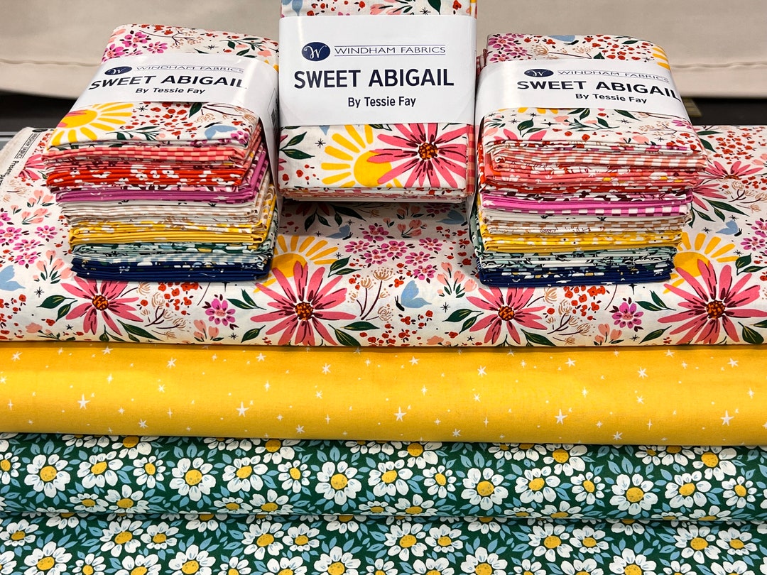 Sweet Abigail, Floral Fat Quarter Bundle, by Tessie Fay, Windham ...