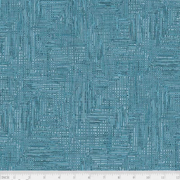 Modern Teal Fabric - Etsy