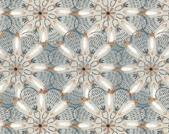 Grey Floral, Zanzibar, Danielle Hertgers, Blank Fabric - Etsy