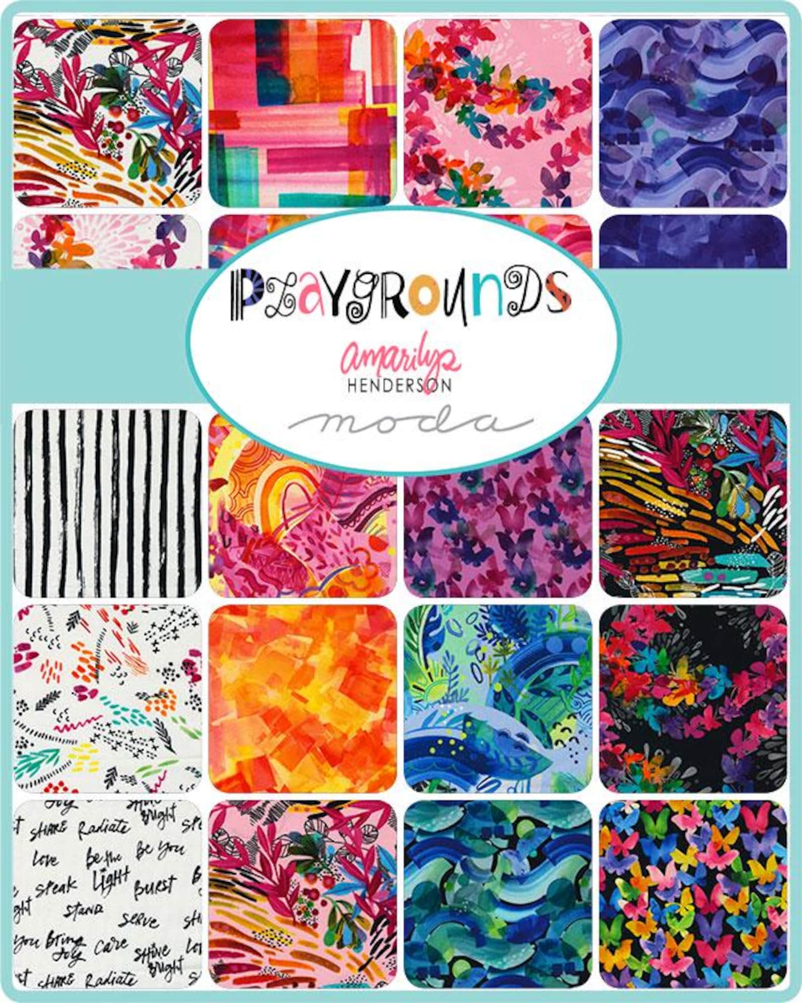 Playgrounds Rainbow Blender, Amarilys Henderson, Moda Fabrics - Etsy
