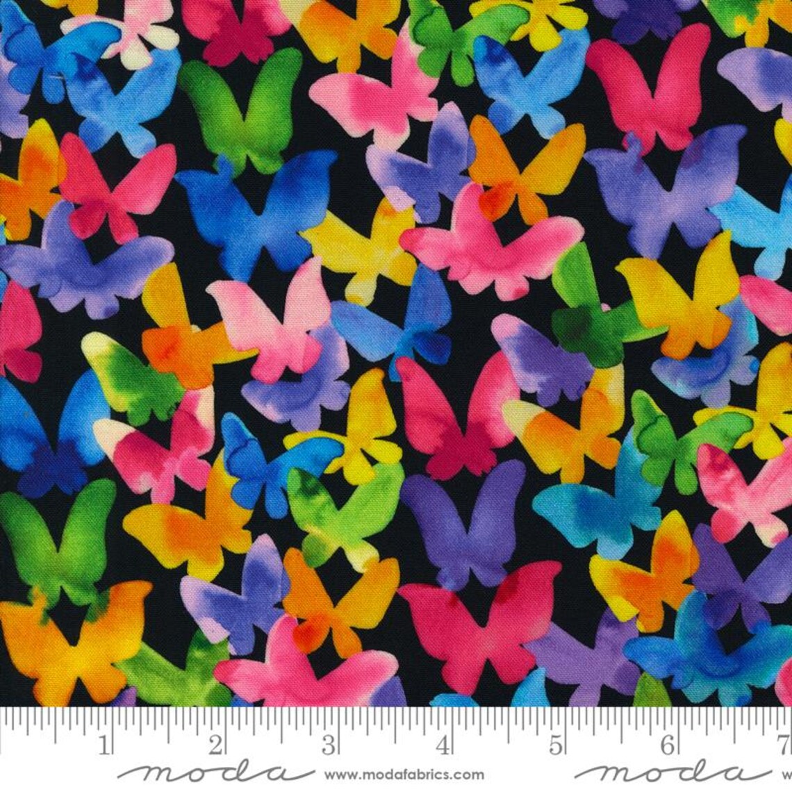Butterfly Cotton, Playgrounds Ink, Amarilys Henderson, Moda Fabrics - Etsy