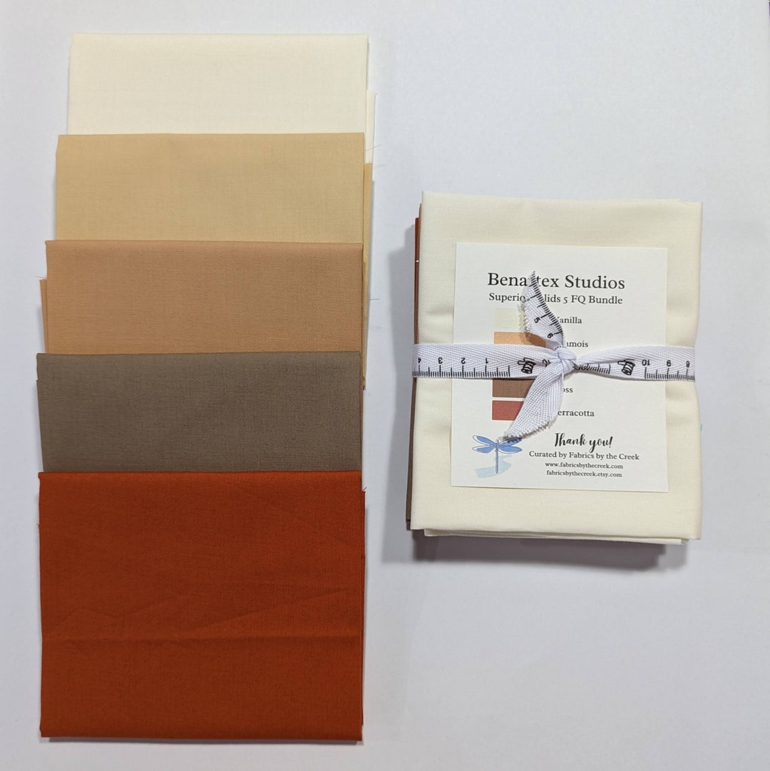 Brown Solid FQ Bundle, Superior Solids, Benartex Fabrics - Etsy