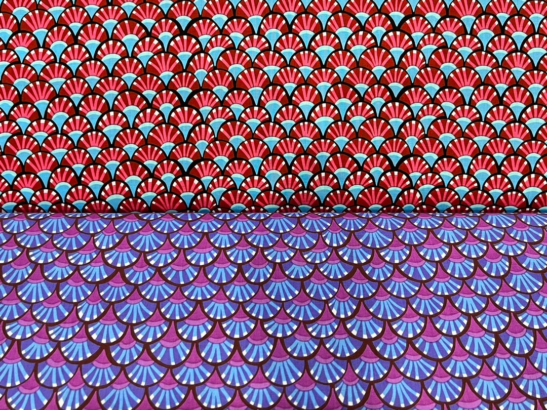 Clam Shell Cotton Lawn, Vivacious, Anna Maria, Free Spirit Fabrics - Etsy