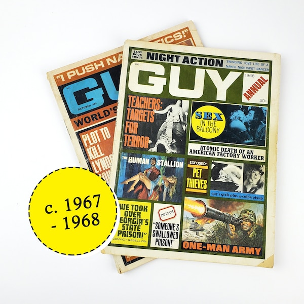 Vintage Men Magazine - Etsy