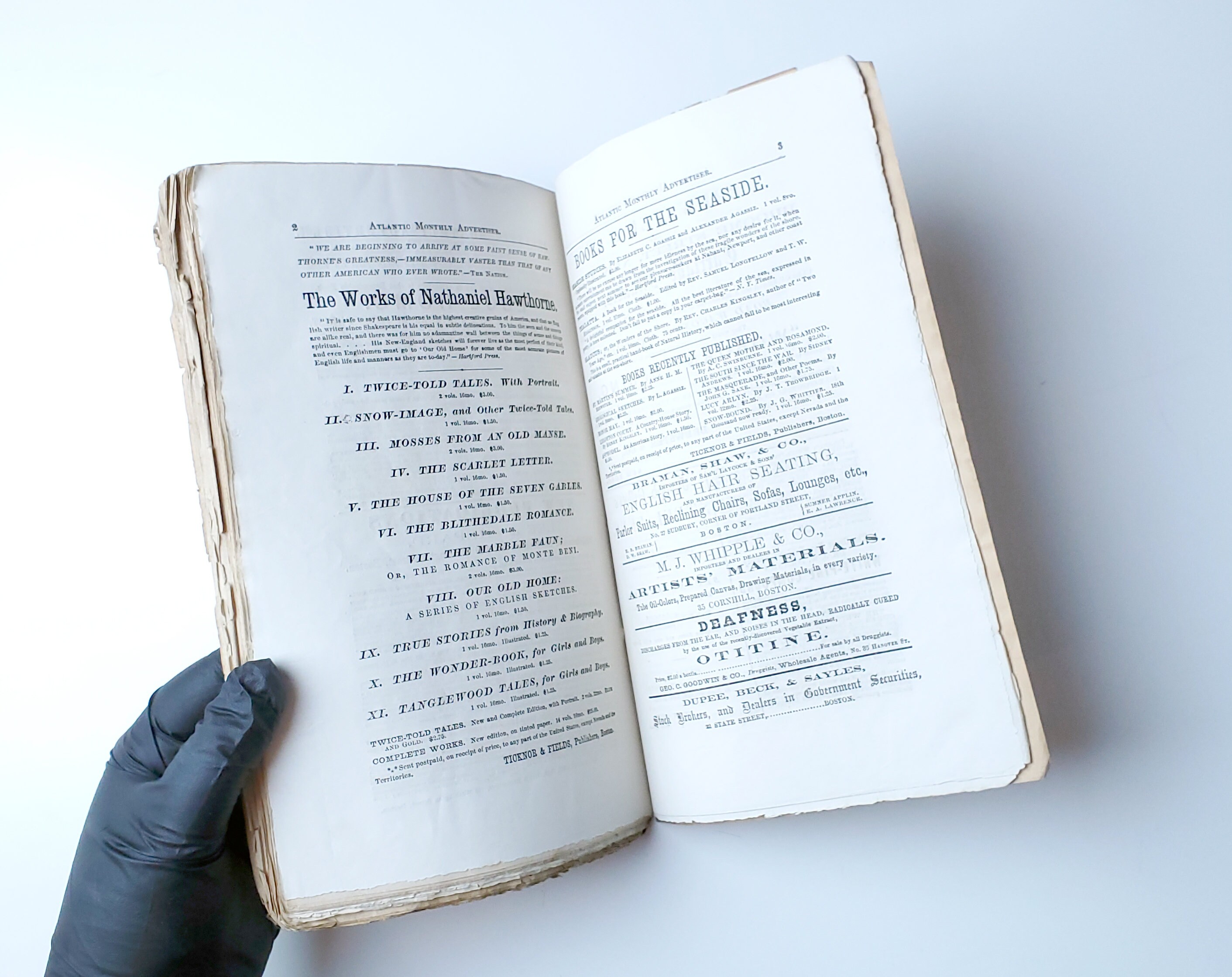 Antique 1860's "atlantic Monthly" Magazines - C. 1866 & 1867 - Etsy