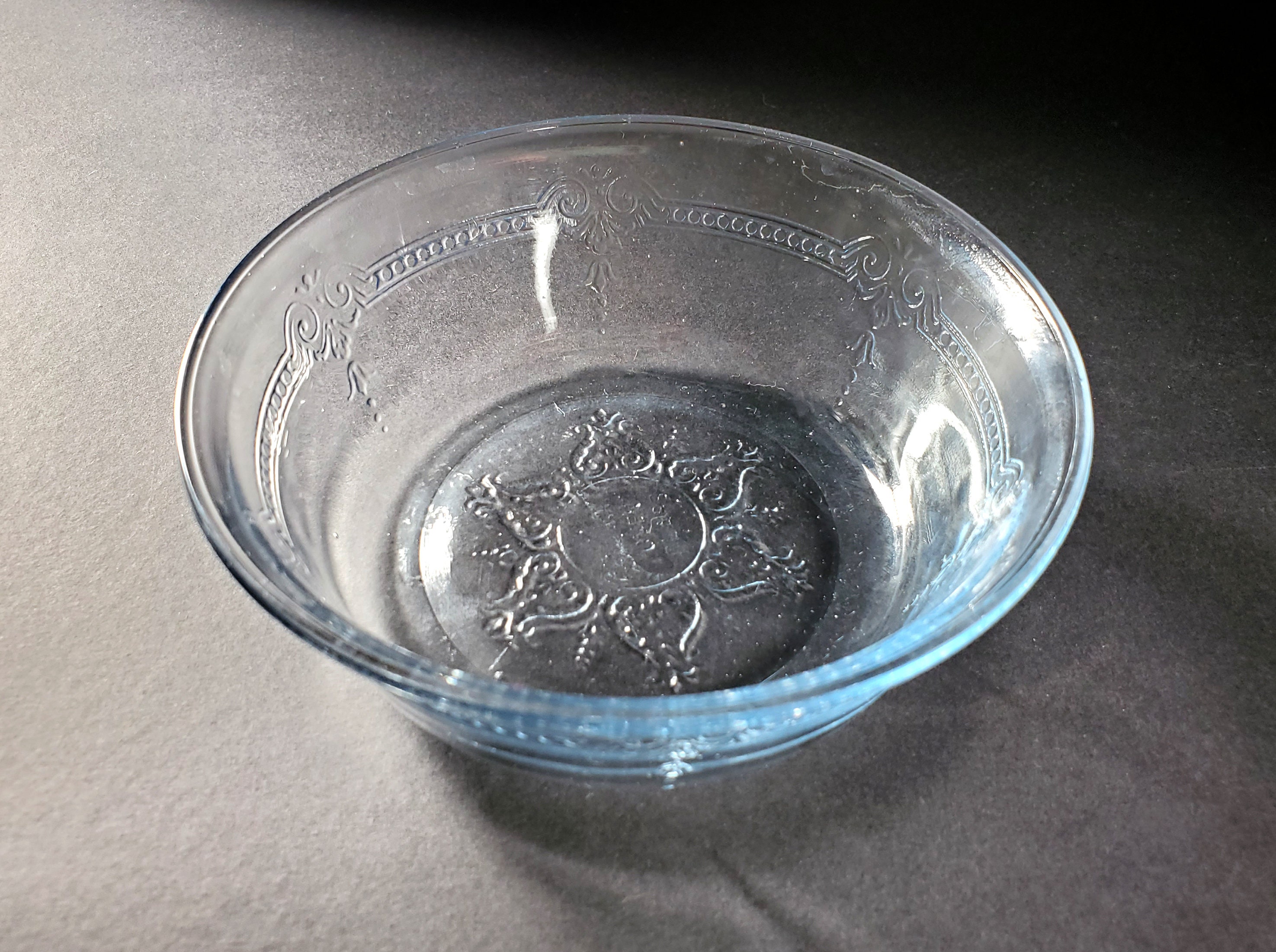 Vintage Sapphire Blue philbe Fire King Glass Bowl Anchor Hocking C ...