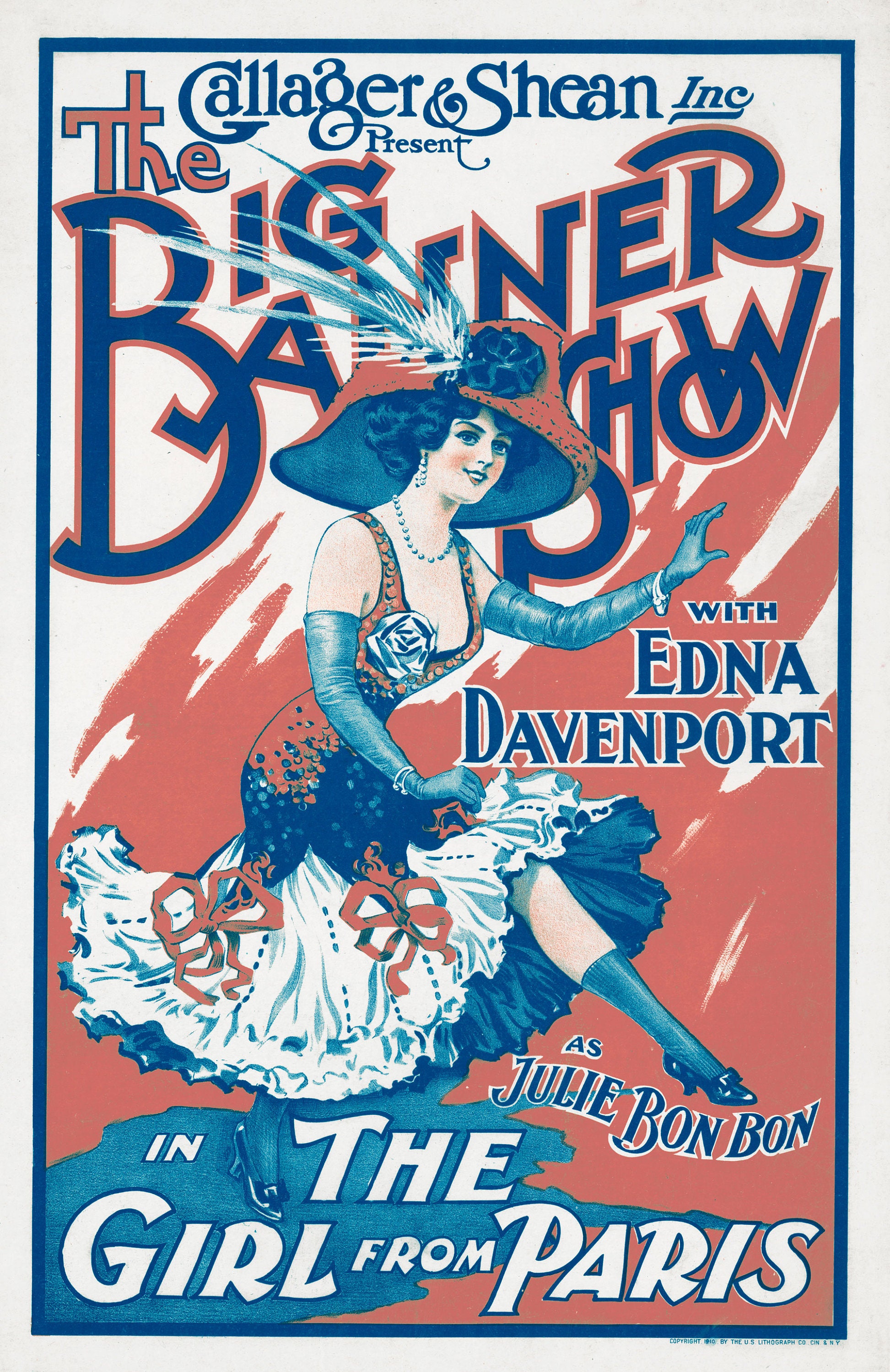 1910 Vintage Vaudeville Show Poster Available in 2 sizes | Etsy